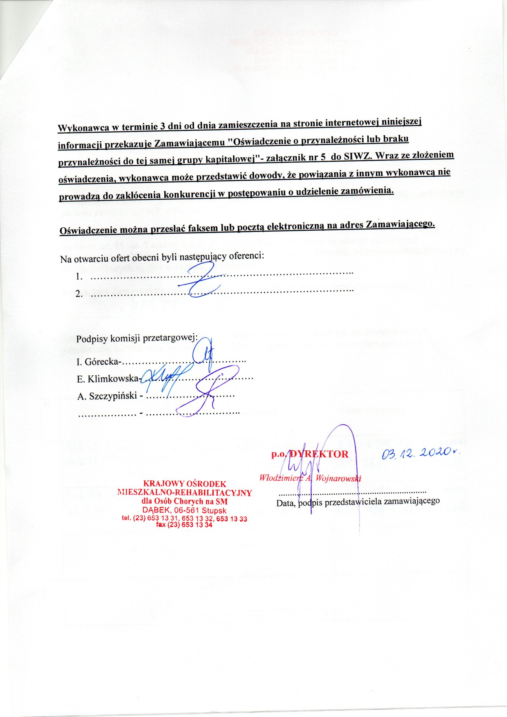 INFORMACJA Z SESJI OTWARCIA - Biuletyn Informacji Publicznej - KOMR Dąbek INFORMACJA Z SESJI OTWARCIA - Biuletyn Informacji Publicznej - KOMR Dąbek
